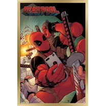 Marvel Comics Deadpool - Darts Wall Poster, 14.725" x 22.375" Framed ...
