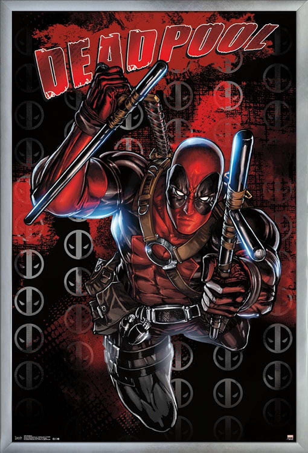 Marvel Comics - Deadpool Wall Poster, 22.375" x 34", Framed - Walmart.com