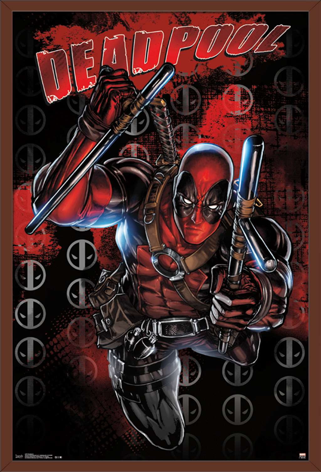 Marvel Comics - Deadpool Wall Poster, 22.375" x 34", Framed - Walmart.com