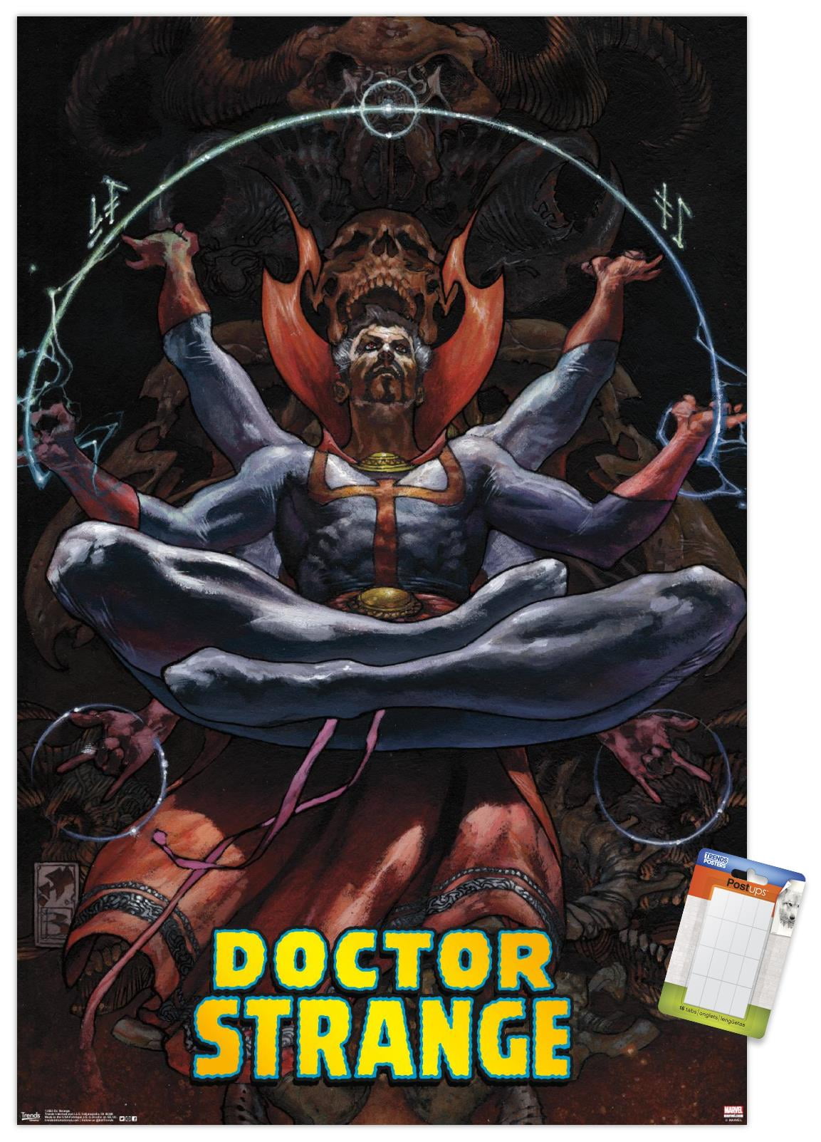 Marvel Comics - Doctor Strange - Meditating Wall Poster, 14.725" x 22. ...
