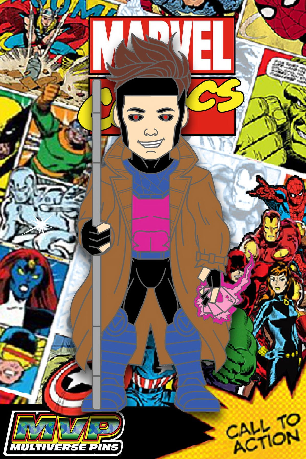 Marvel Comics GAMBIT MULTIVERSEPINS - Walmart.com