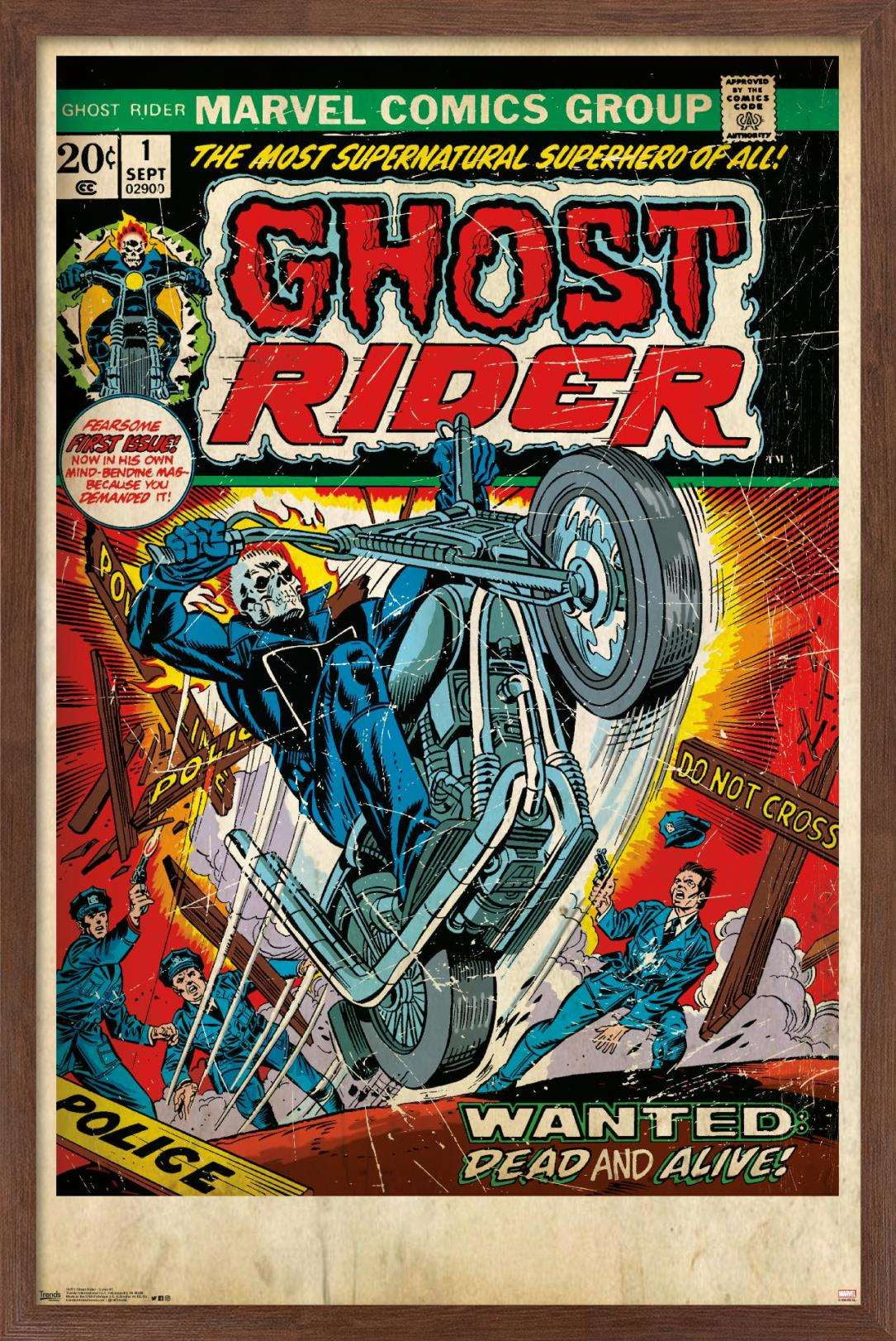 Marvel Comics - Ghost Rider - Cover #1 Wall Poster, 14.725" x 22.375 ...
