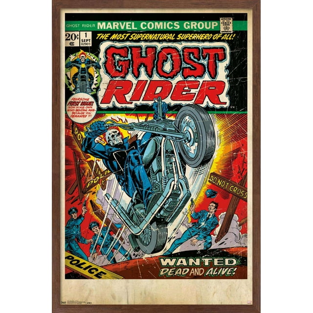 Marvel Comics - Ghost Rider - Cover #1 Wall Poster, 14.725" x 22.375 ...