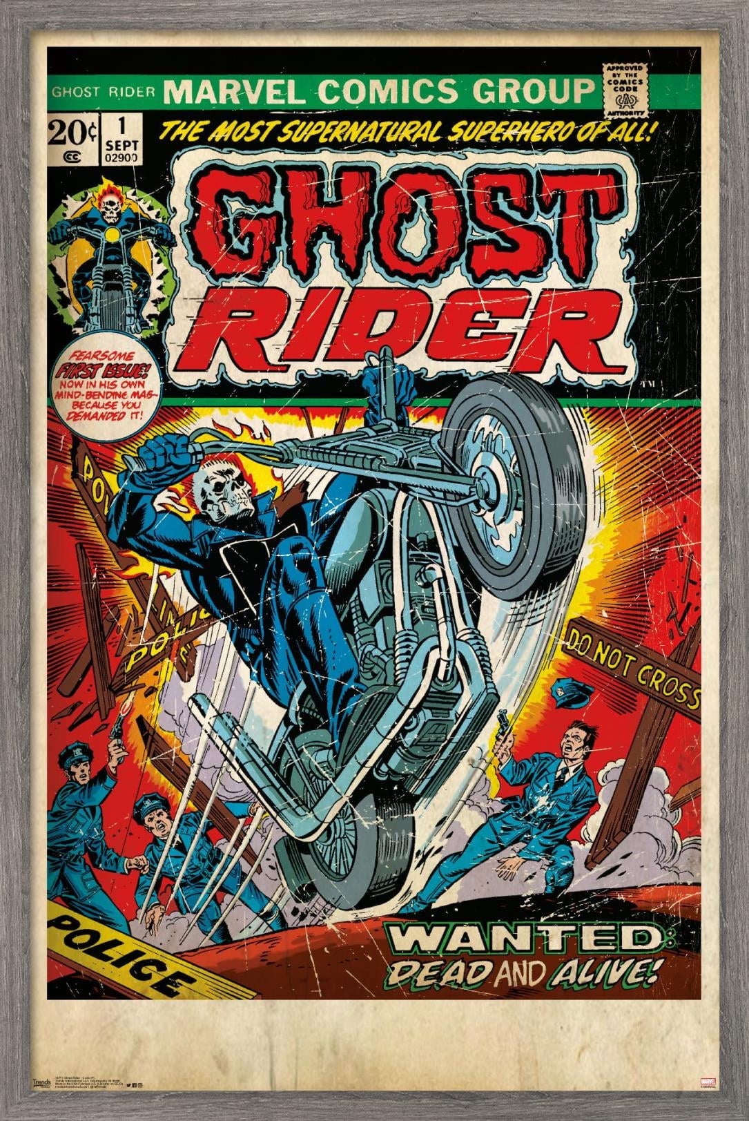 Marvel Comics - Ghost Rider - Cover #1 Wall Poster, 14.725" x 22.375 ...