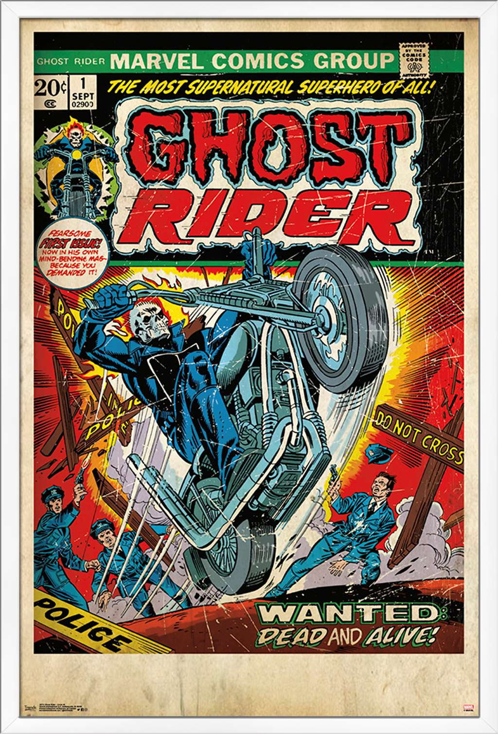 Marvel Comics - Ghost Rider - Cover #1 Wall Poster, 22.375" x 34 ...