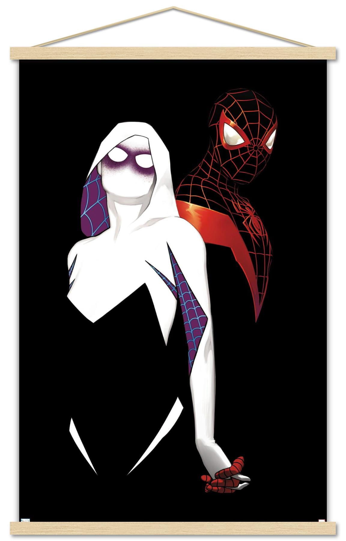 Marvel Comics - Ghost Spider - Spider-Man #12 Wall Poster with Wooden ...