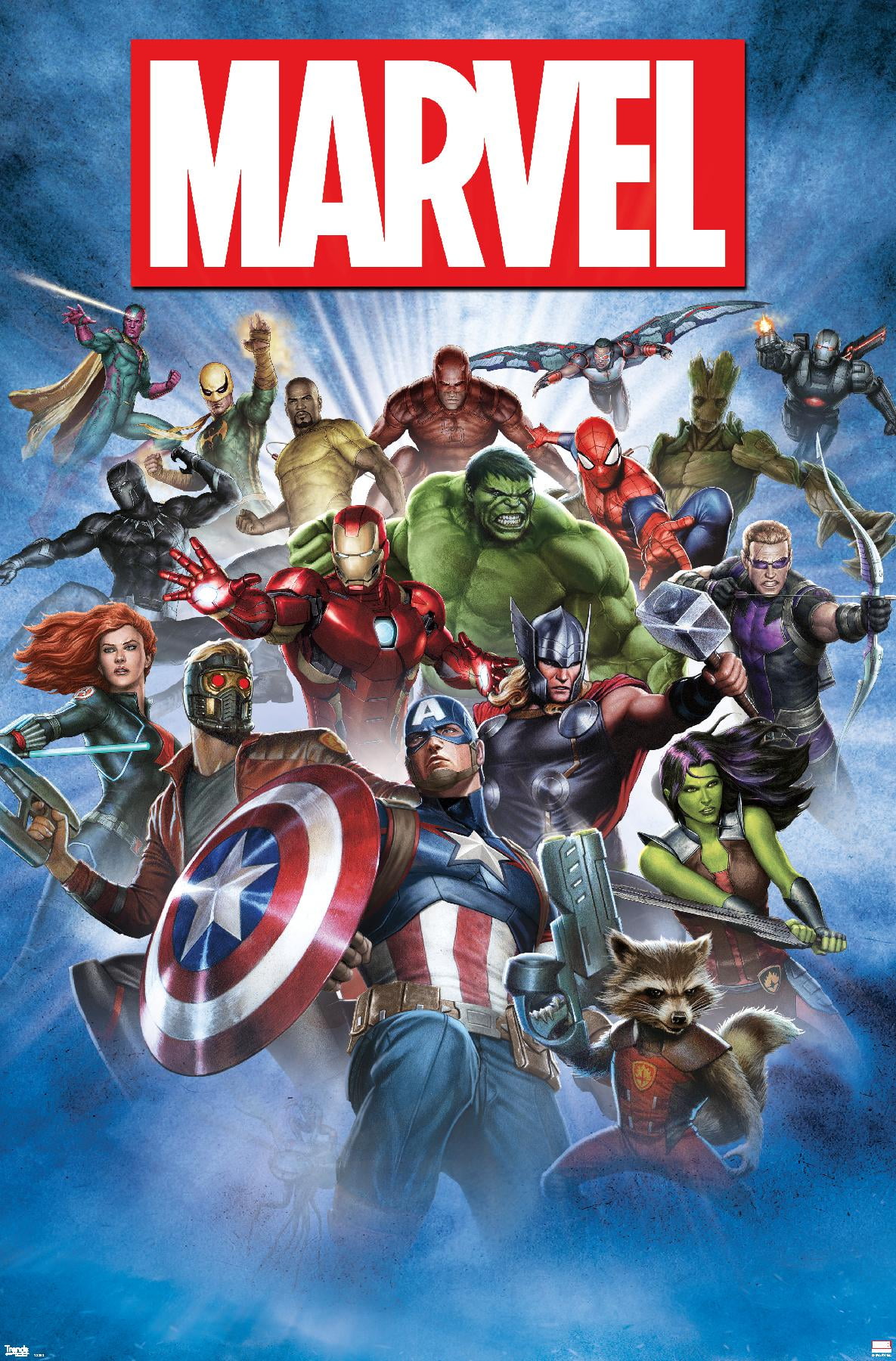 Marvel Comics - Group Shot Wall Poster, 14.725" x 22.375" - Walmart.com