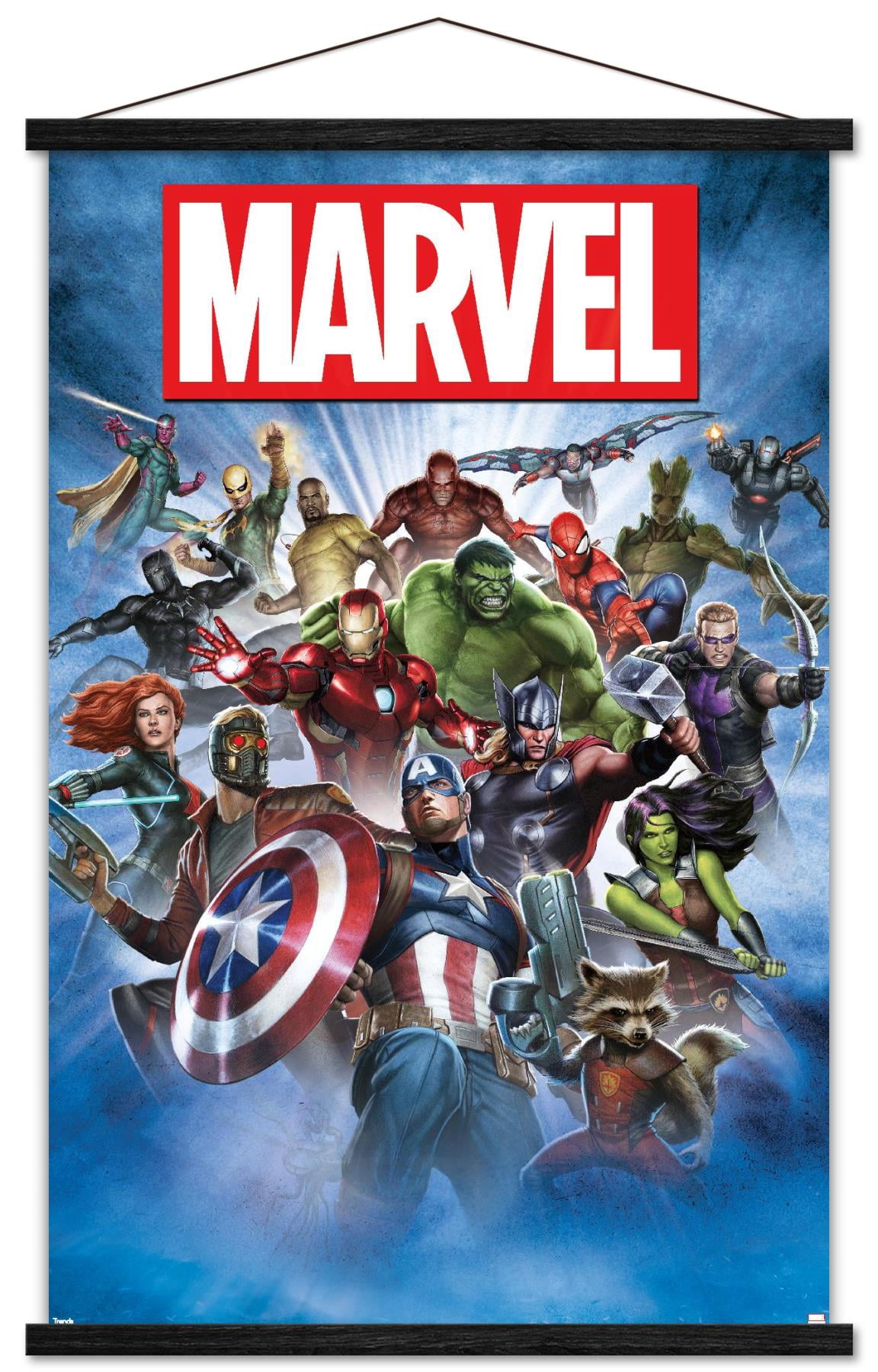 Marvel Comics - Group Shot Wall Poster with Magnetic Frame, 22.375" x ...