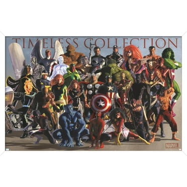 Marvel Comics - The Marvel Lineup Wall Poster with Push Pins, 22.375" x ...
