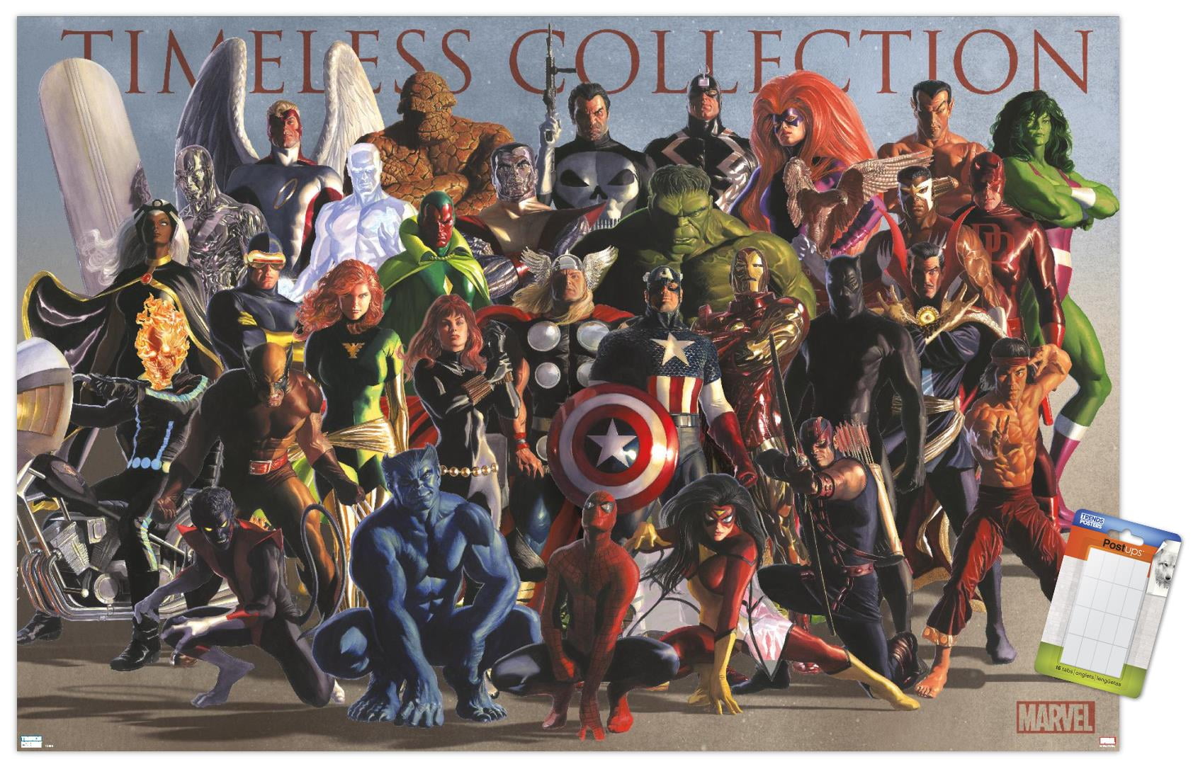 Marvel Comics - Group Wall Poster, 14.725" x 22.375" - Walmart.com