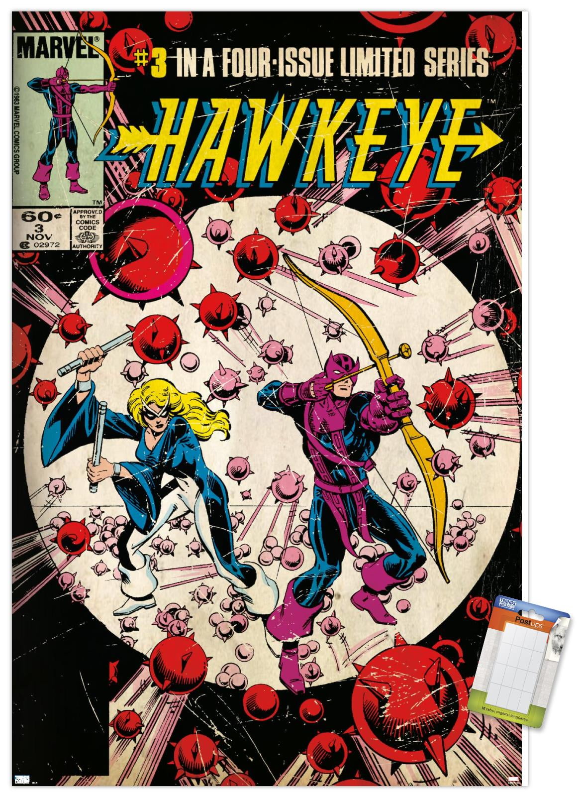 Marvel Comics - Hawkeye - Cover Art Wall Poster, 14.725" x 22.375 ...
