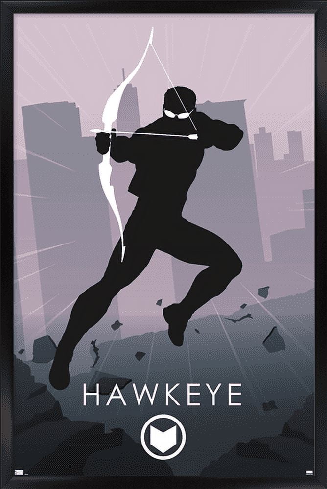 Marvel Comics - Hawkeye - Minimalist Wall Poster, 14.725" x 22.375 ...