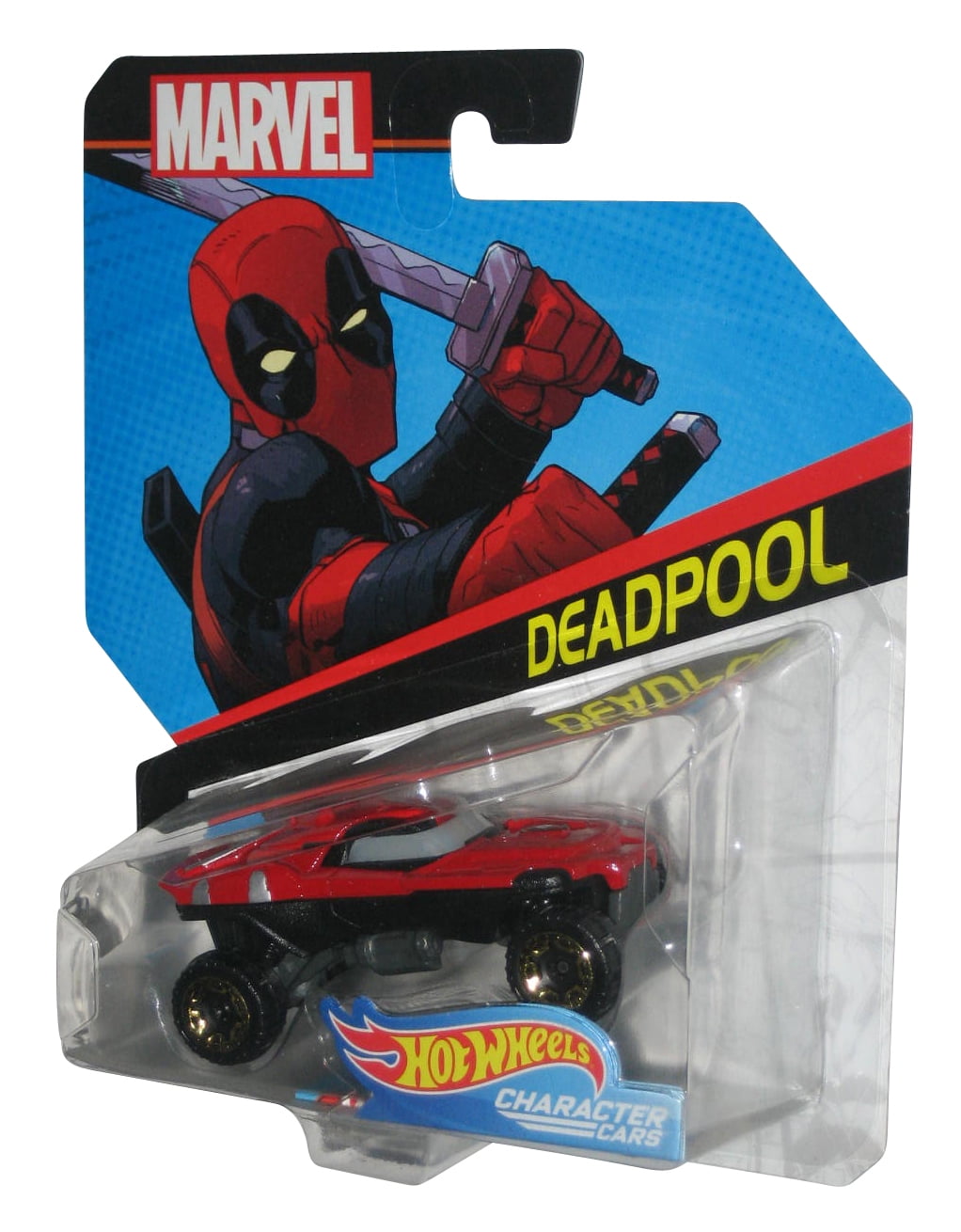 Marvel Comics Hot Wheels (2017) X-Men Deadpool Character Cars Toy ...