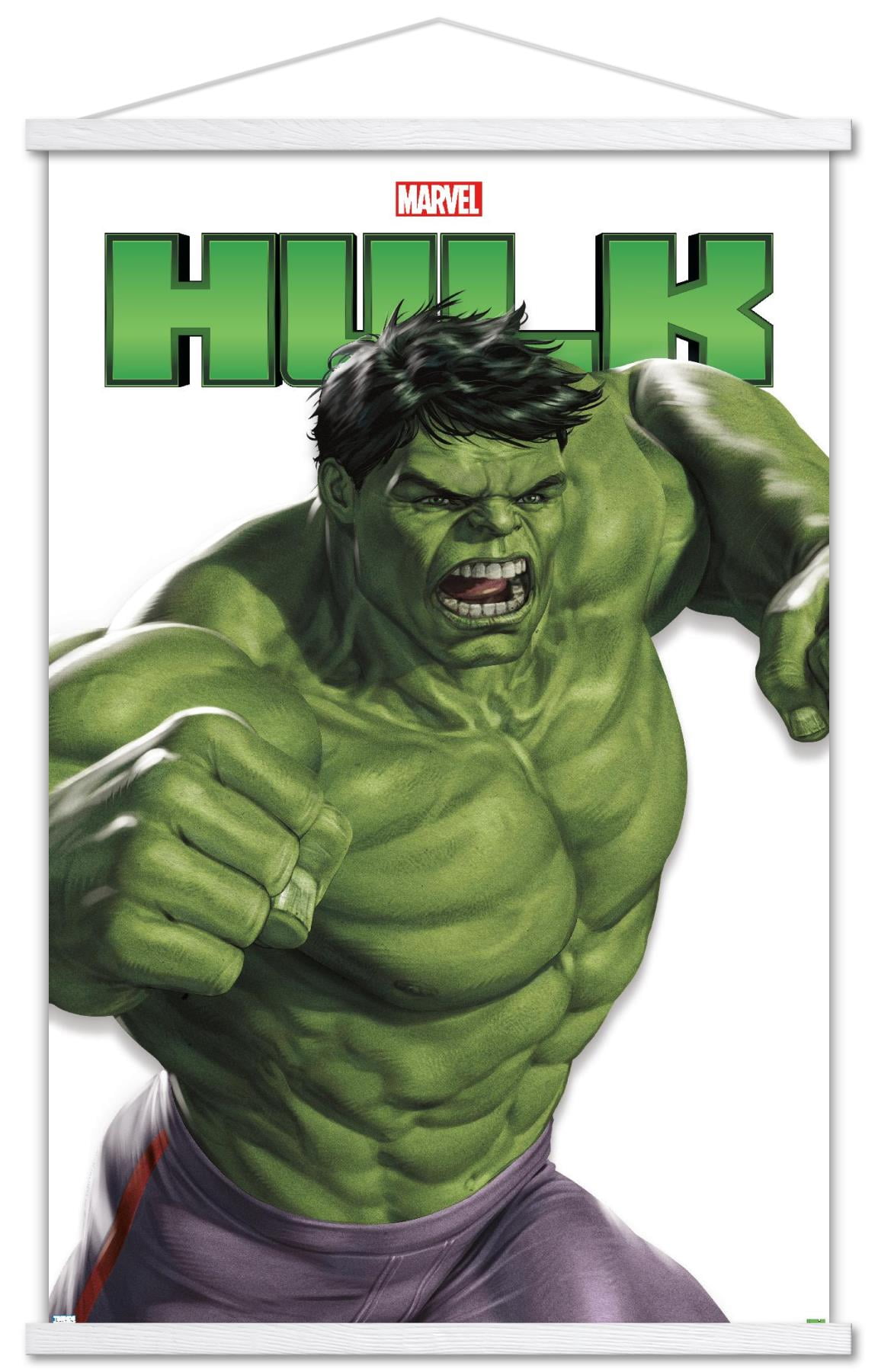 Marvel Comics - Hulk Feature Series Wall Poster with Magnetic Frame, 22 ...