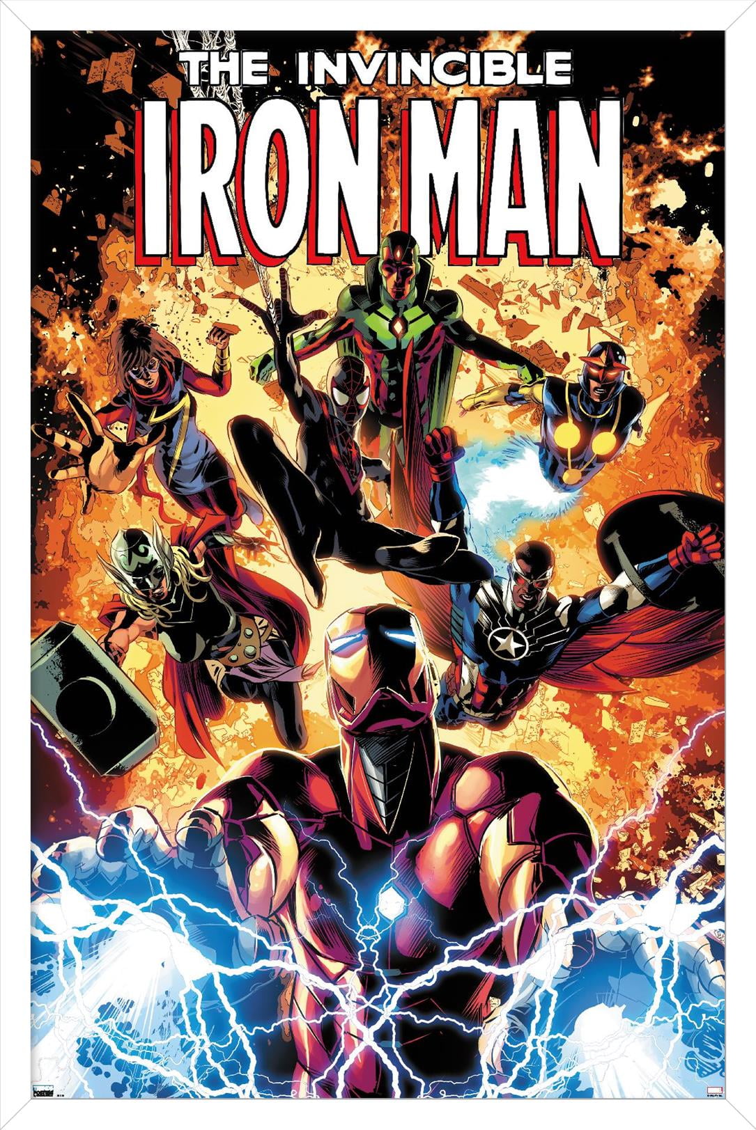 Marvel Comics - Iron Man - InVincible Iron Man #11 Wall Poster, 22.375 ...