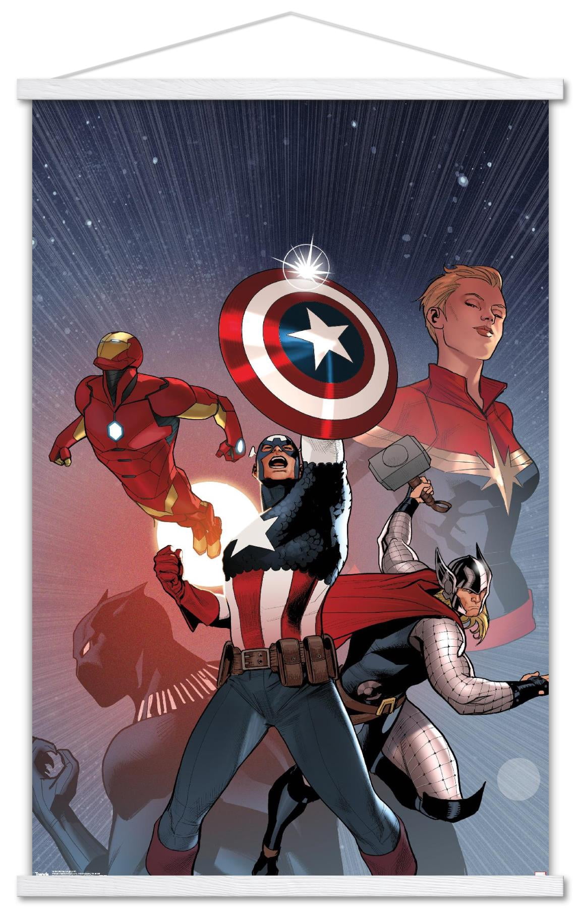 Marvel Comics - Legacy #1 Wall Poster with Wooden Magnetic Frame, 22. ...