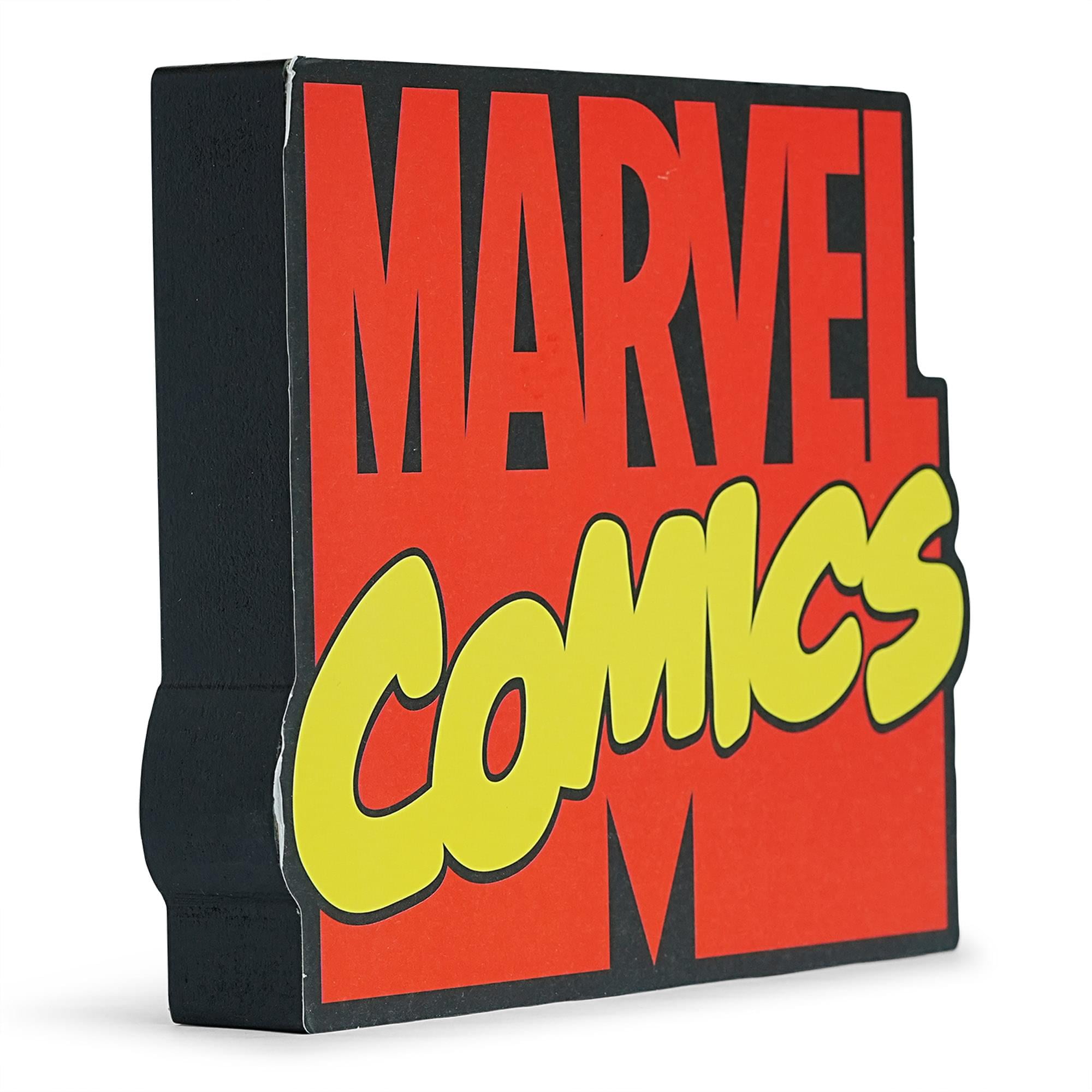 Marvel Comics Logo Die-Cut Wooden Wall Art Sign - Walmart.com