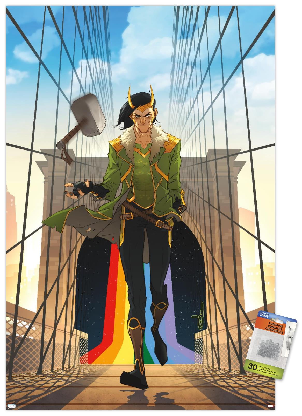 Marvel Comics - Loki - Loki #1 Wall Poster with Pushpins, 22.375" x 34 ...