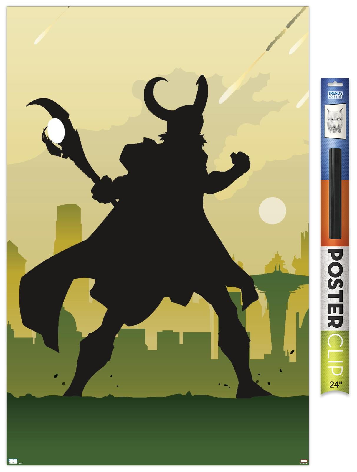 Marvel Comics - Loki - Minimalist Wall Poster, 22.375" x 34" - Walmart.com