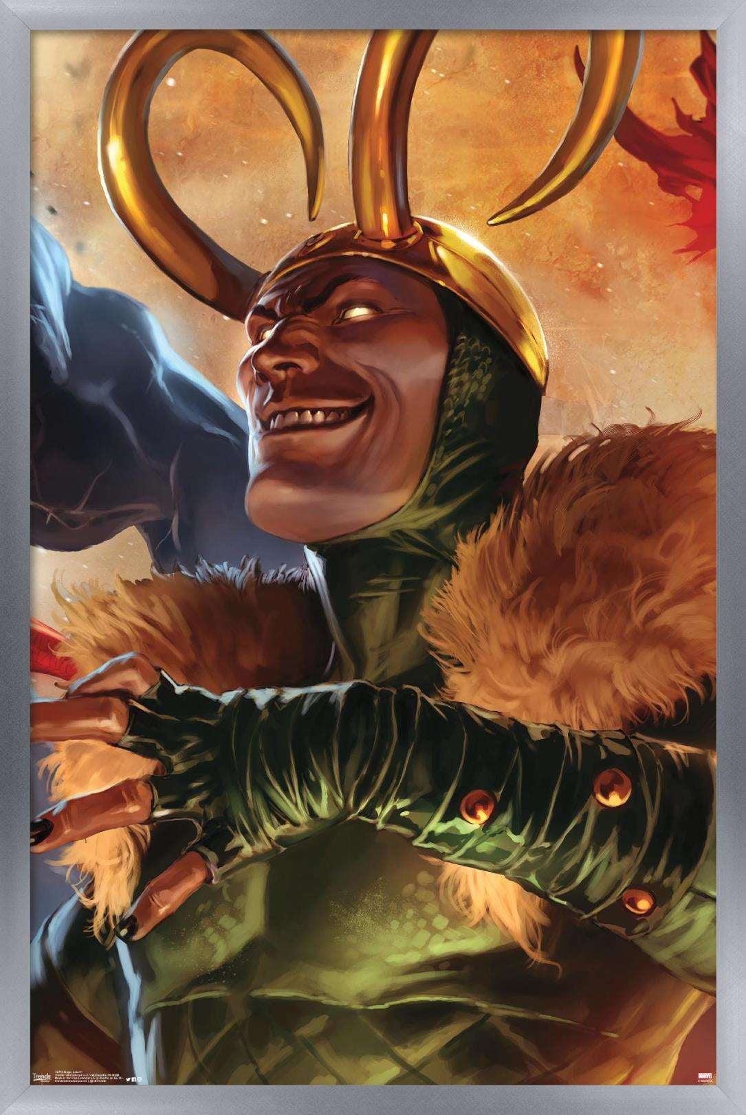 Marvel Comics - Loki - Siege Cover #1 Wall Poster, 14.725" x 22.375 ...