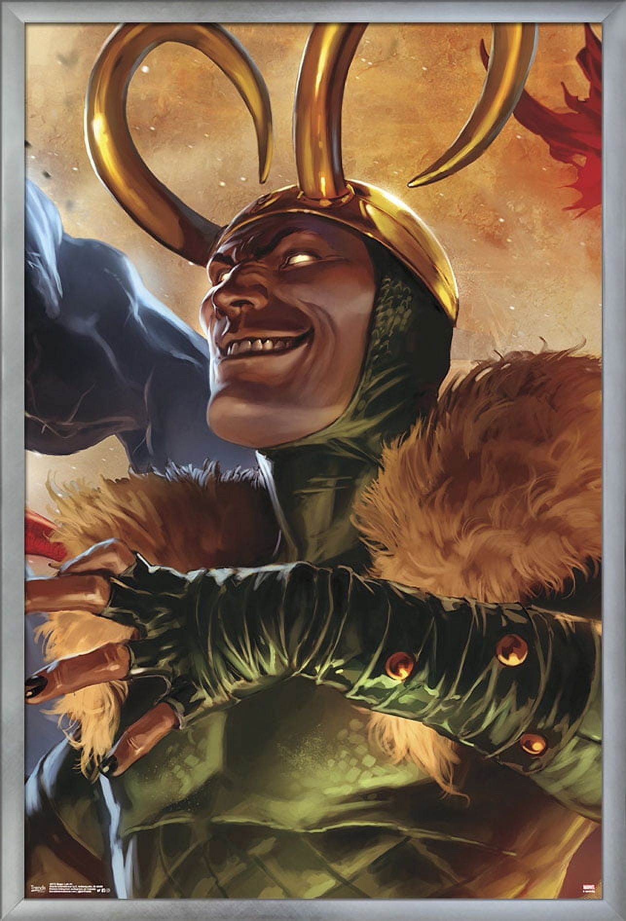 Marvel Comics - Loki - Siege Cover #1 Wall Poster, 22.375" x 34 ...