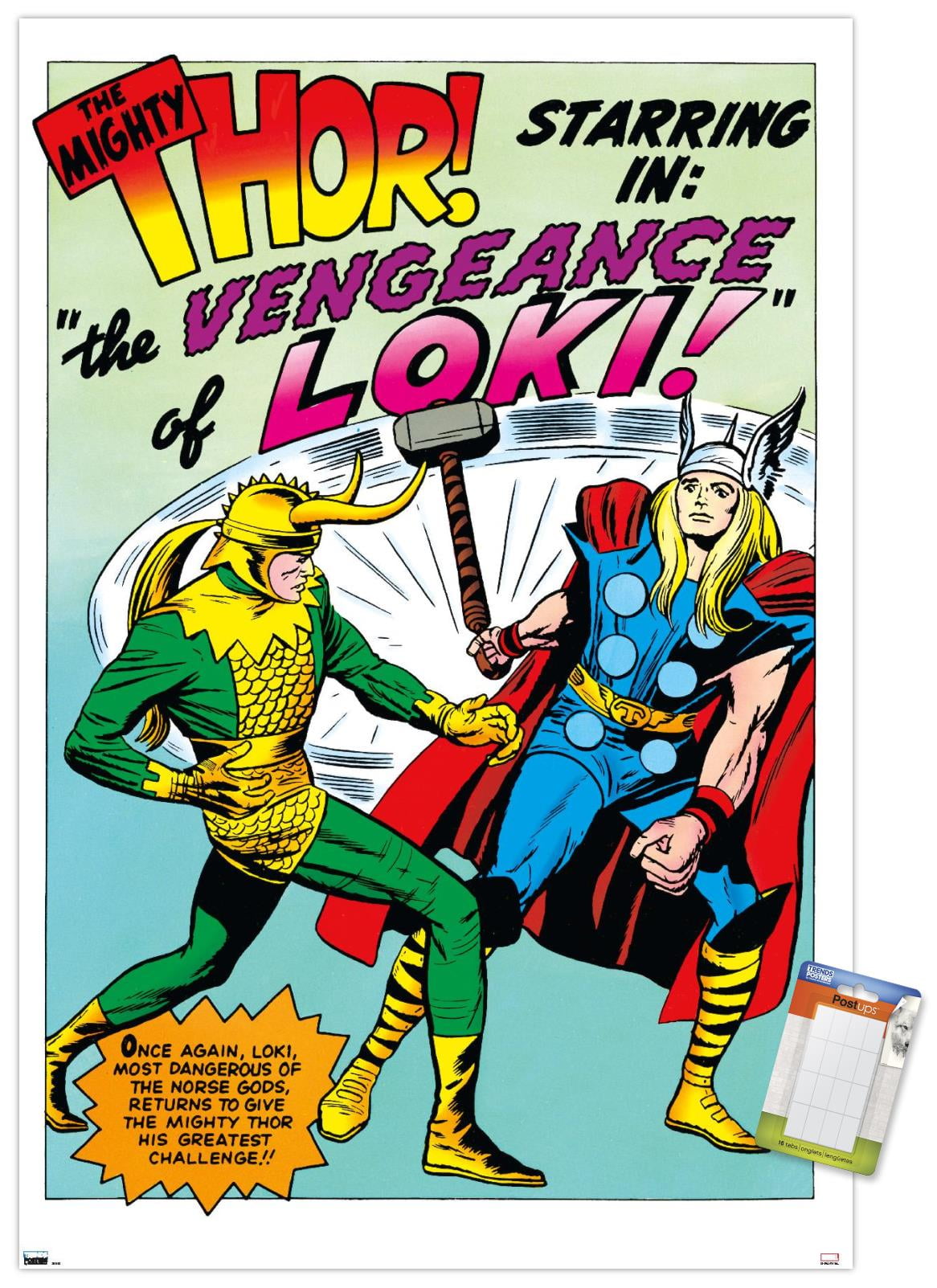 Marvel Comics - Loki - The Might Thor Wall Poster, 22.375" x 34 ...