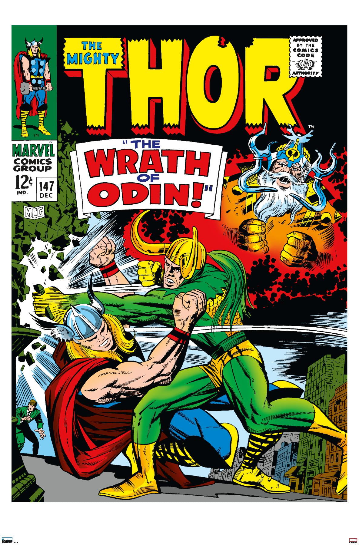 Marvel Comics - Loki - Thor #147 Wall Poster, 14.725" x 22.375 ...