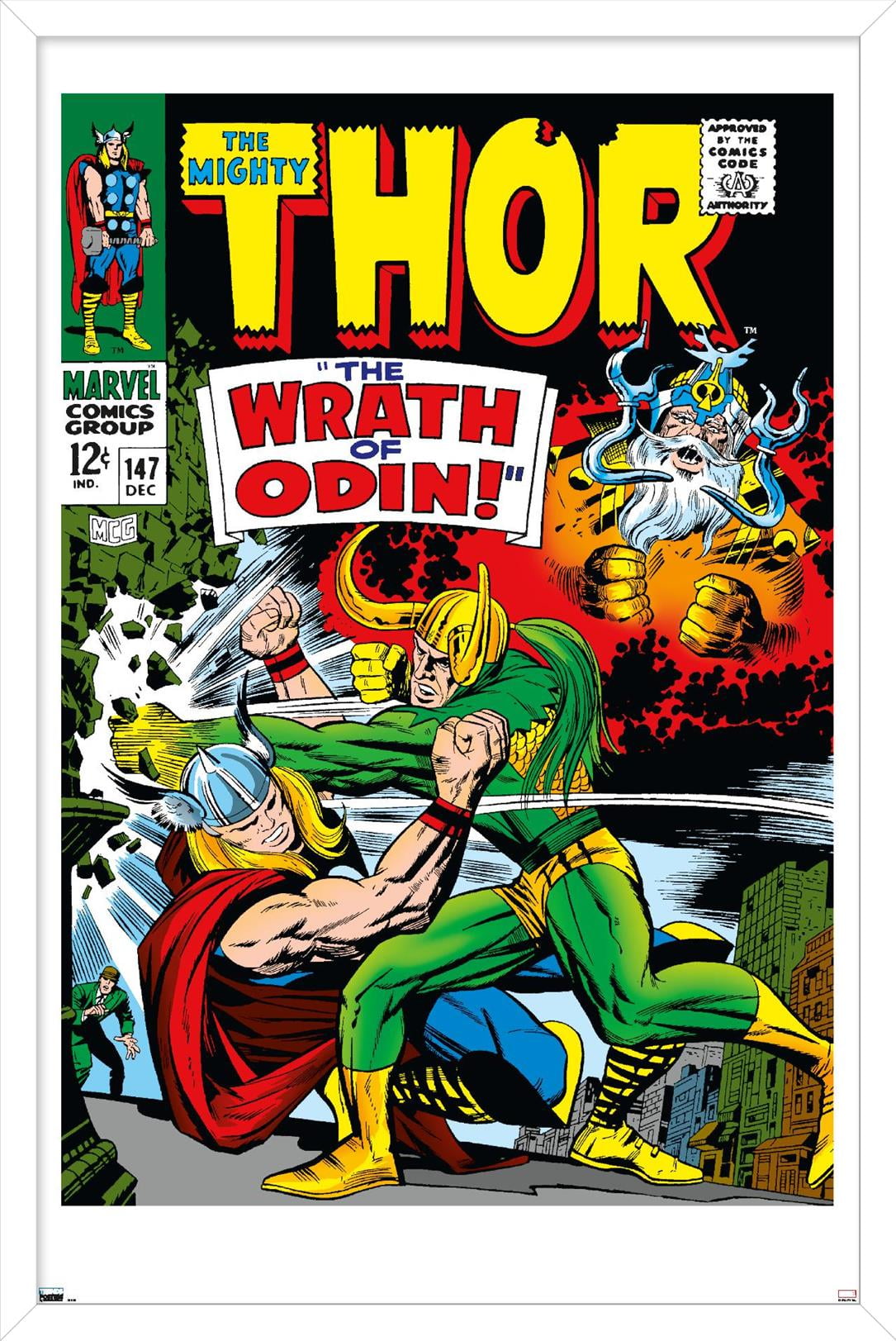 Marvel Comics - Loki - Thor #147 Wall Poster, 22.375" x 34", Framed ...
