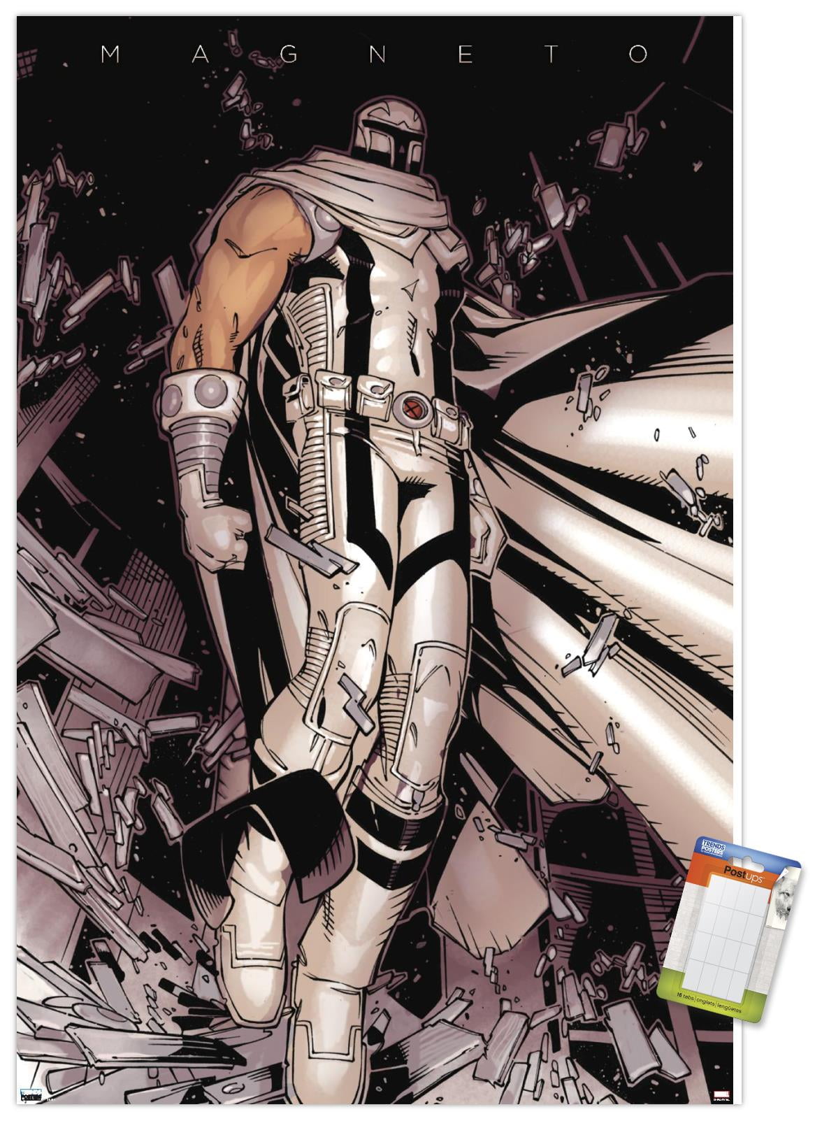 Marvel Comics - Magneto - Floating Wall Poster, 14.725" x 22.375 ...