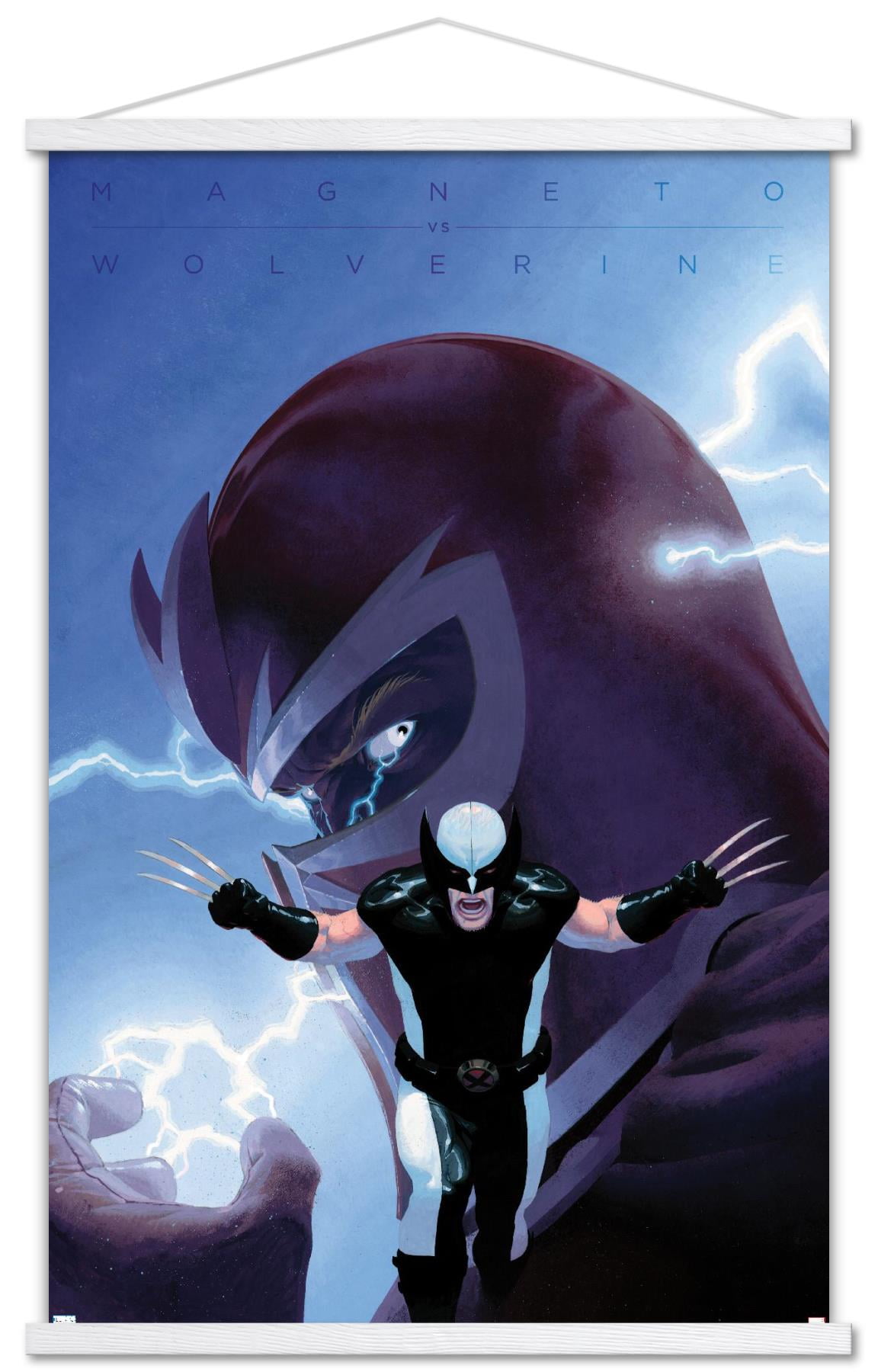 Marvel Comics - Magneto Wolverine - Close-Up Wall Poster with Wooden ...