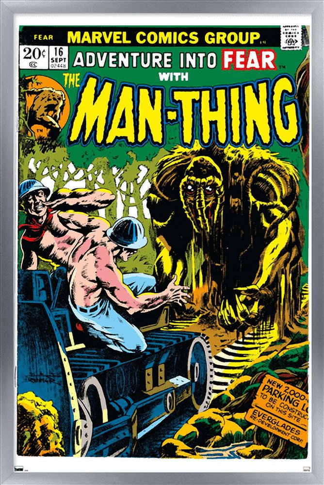Marvel Comics: Man-Thing #16 Wall Poster, 22.375" x 34" Framed ...