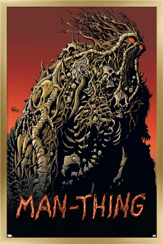 Marvel Comics: Man-Thing #2 Wall Poster, 14.725" x 22.375" Framed ...