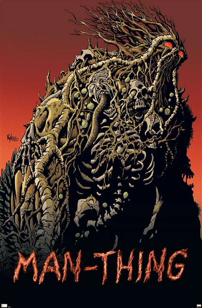 Marvel Comics: Man-Thing #2 Wall Poster, 14.725" x 22.375" - Walmart.com