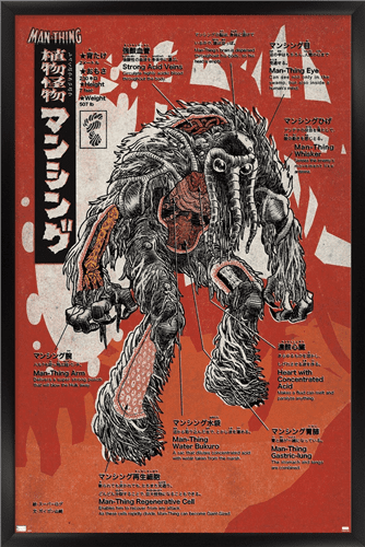 Marvel Comics: Man-Thing: Marvel Monsters #1 Wall Poster, 22.375" x 34 ...