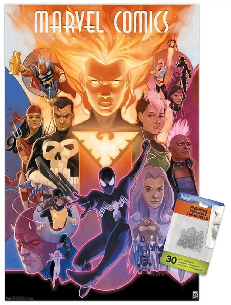 Marvel Comics - Marvel 80th Anniversary - Celebration Wall Poster with ...