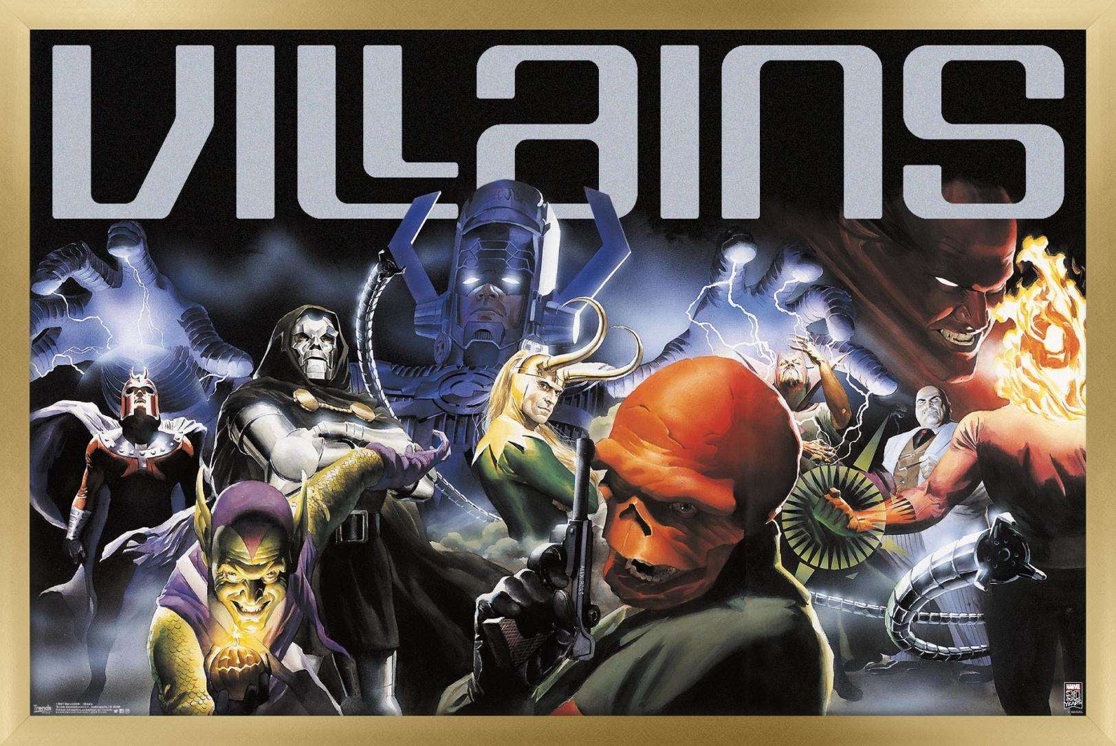 Marvel Villains Poster
