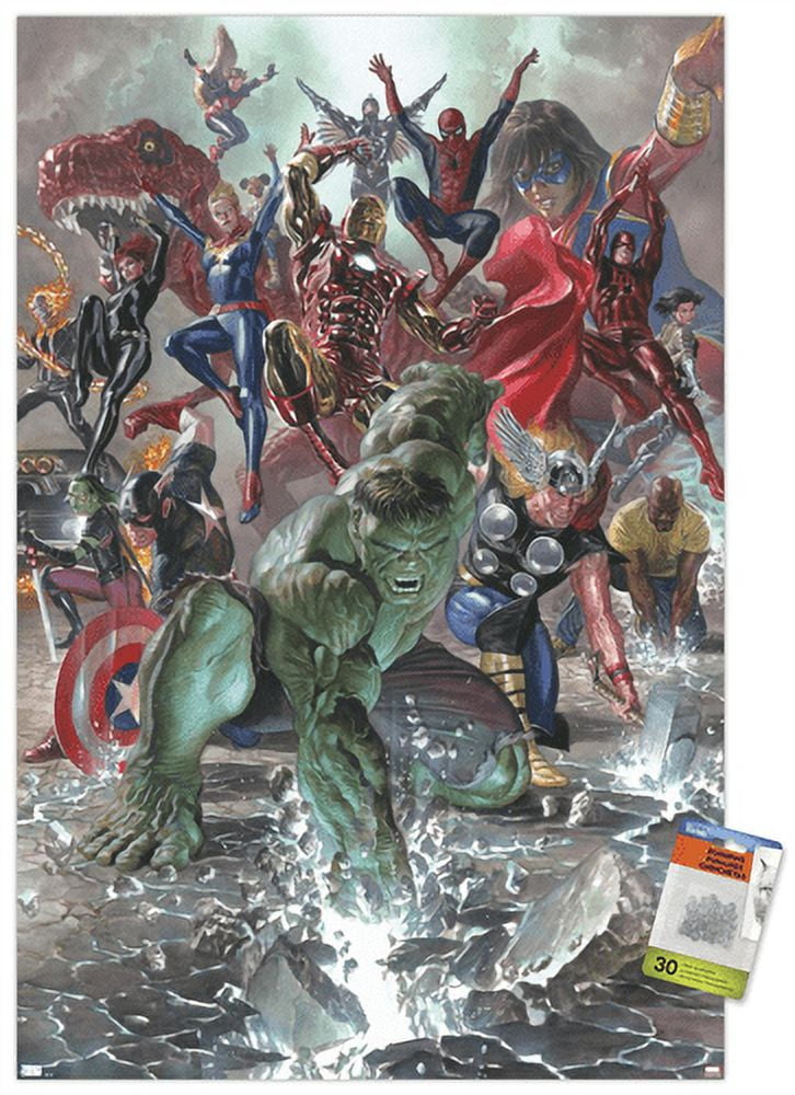 Marvel Comics - Marvel Legacy #1 Wall Poster with Push Pins, 22.375" x ...