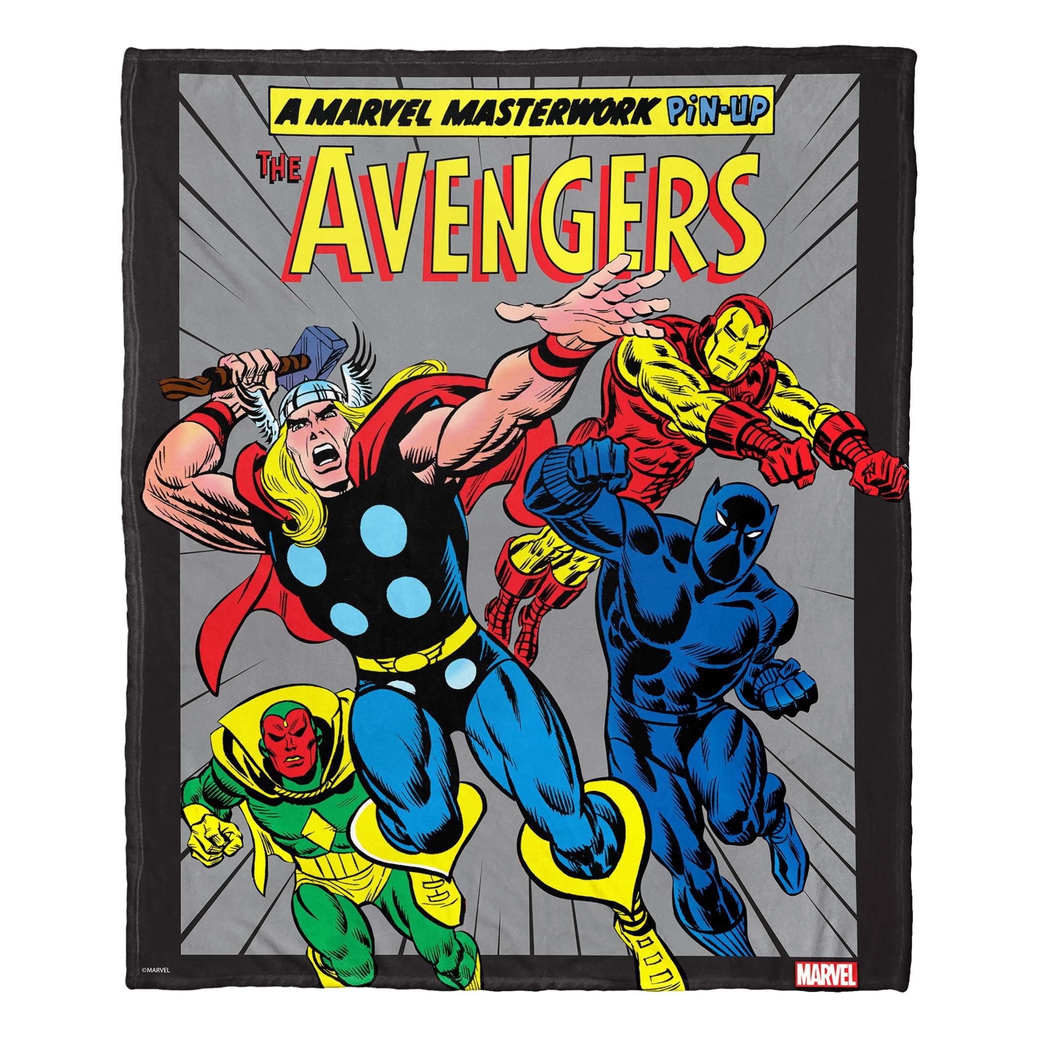 Marvel Comics Masterwork Kids Silk Touch Throw Blanket - Walmart.com