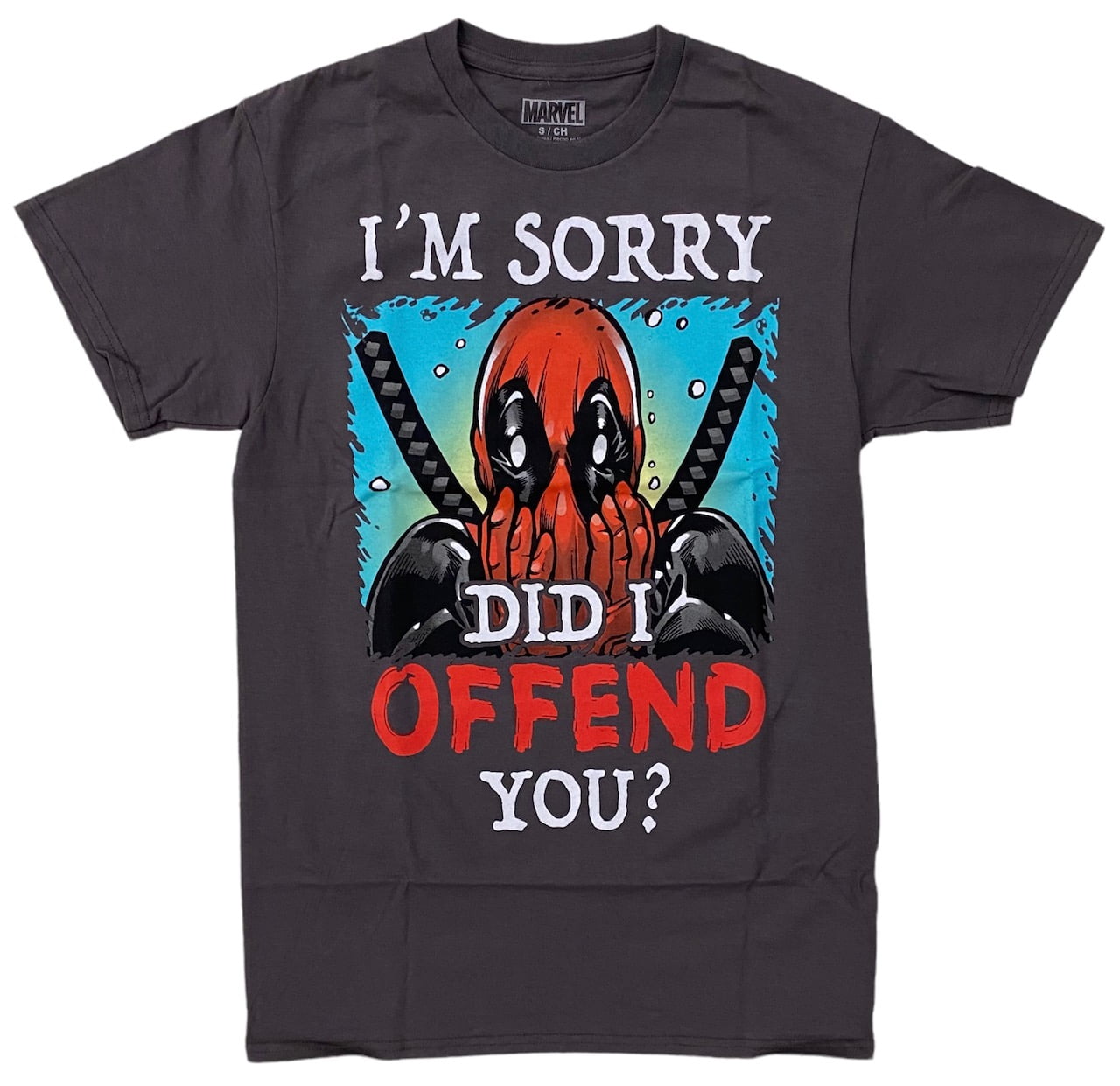 Marvel Comics Men's Officially Licensed Deadpool I'm Sorry Did I Offend ...