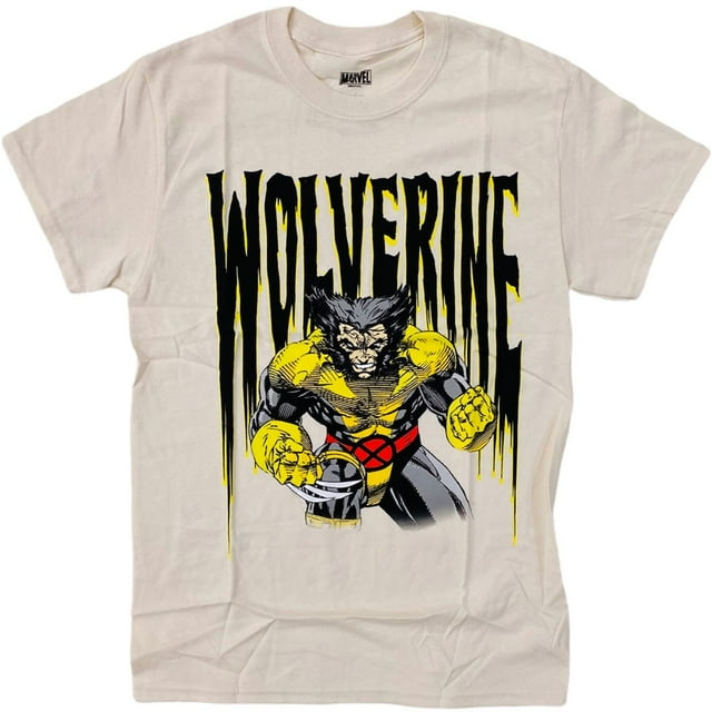 Marvel Comics Men's Officially Licensed X-Men Wolverine Tee T-Shirt ...