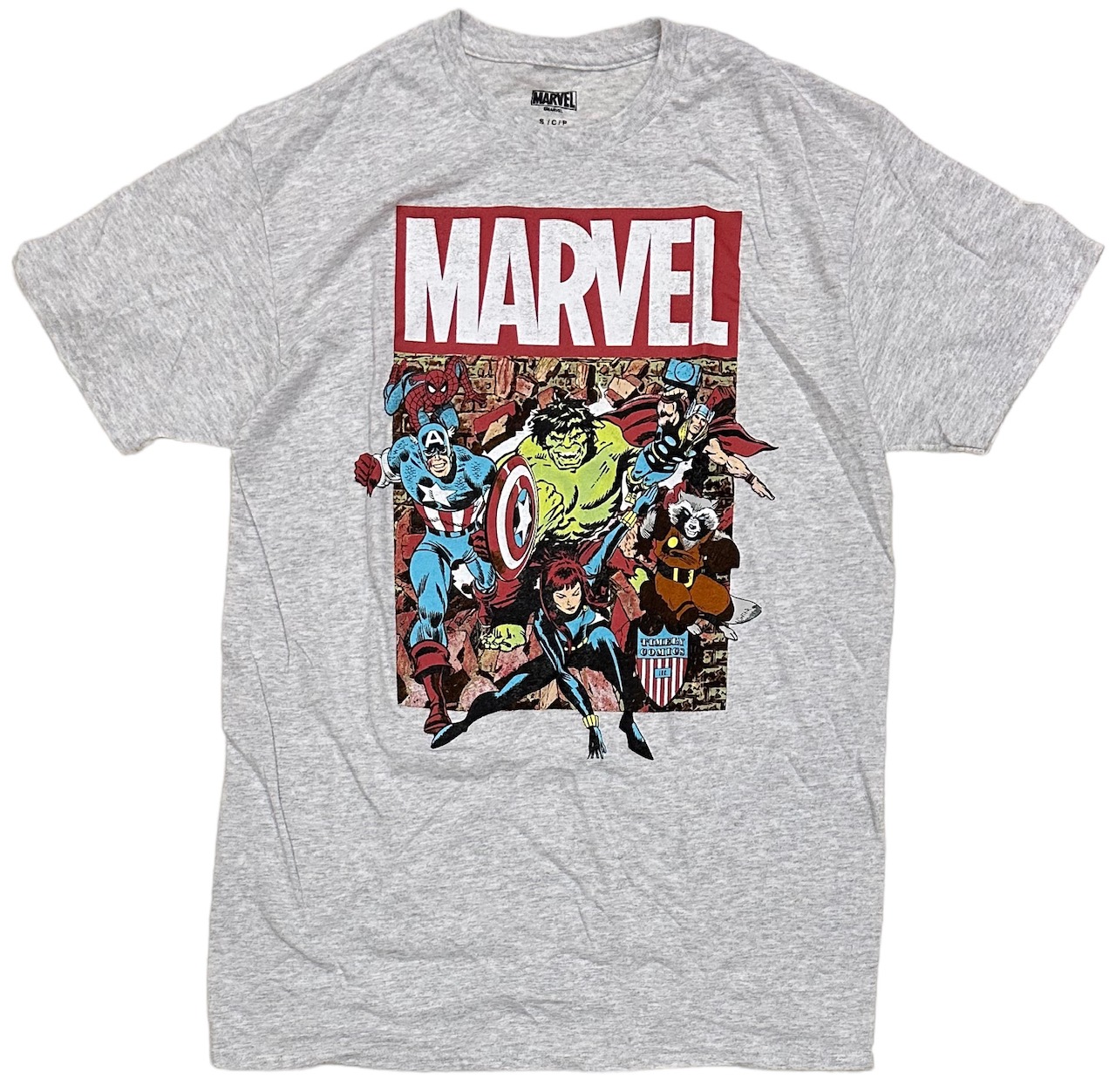 Marvel Comics Men's Spider-Man, Hulk, Iron Man, Captain America, & Thor ...