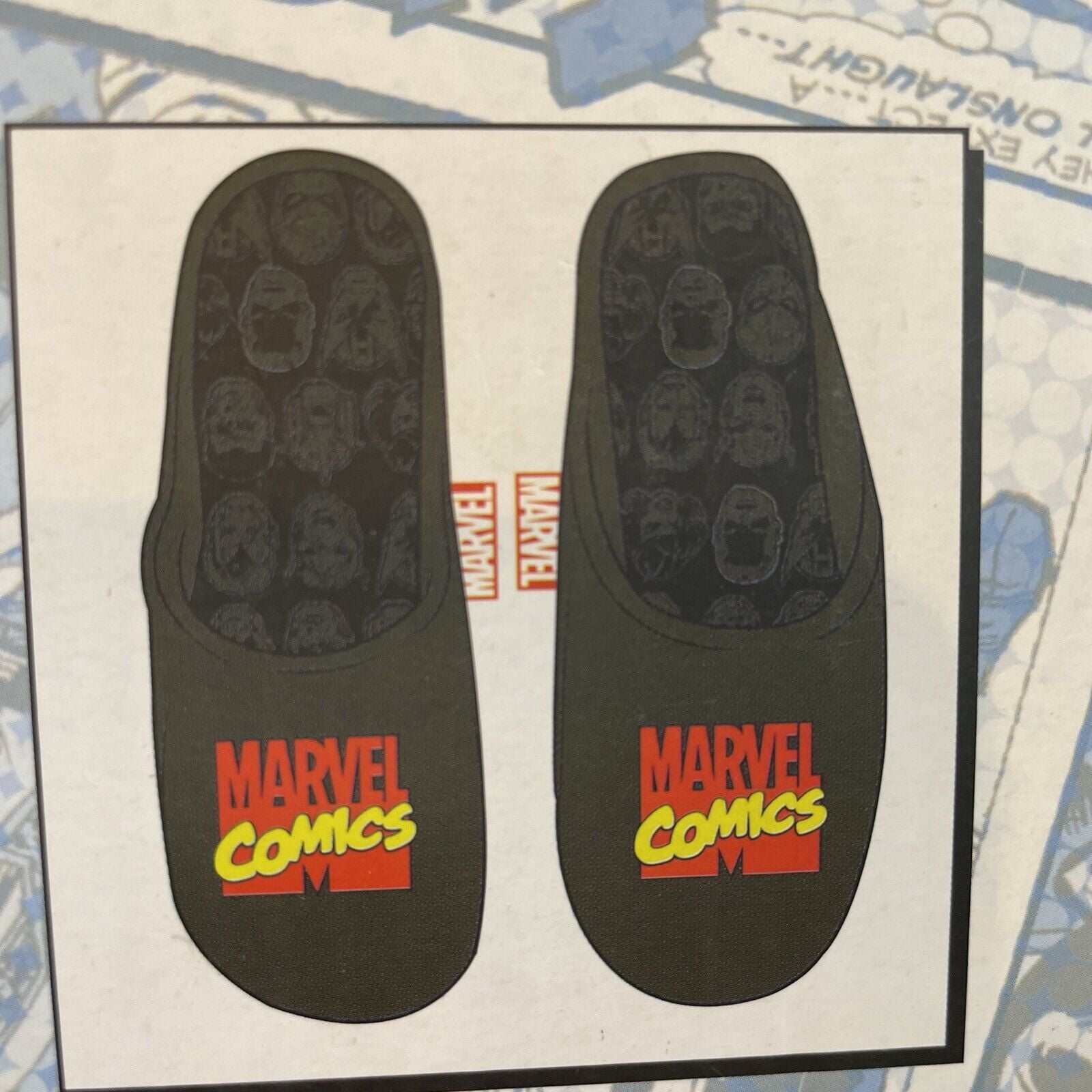 Marvel Comics Mens Plush Slip On Slippers Size M - Walmart.com