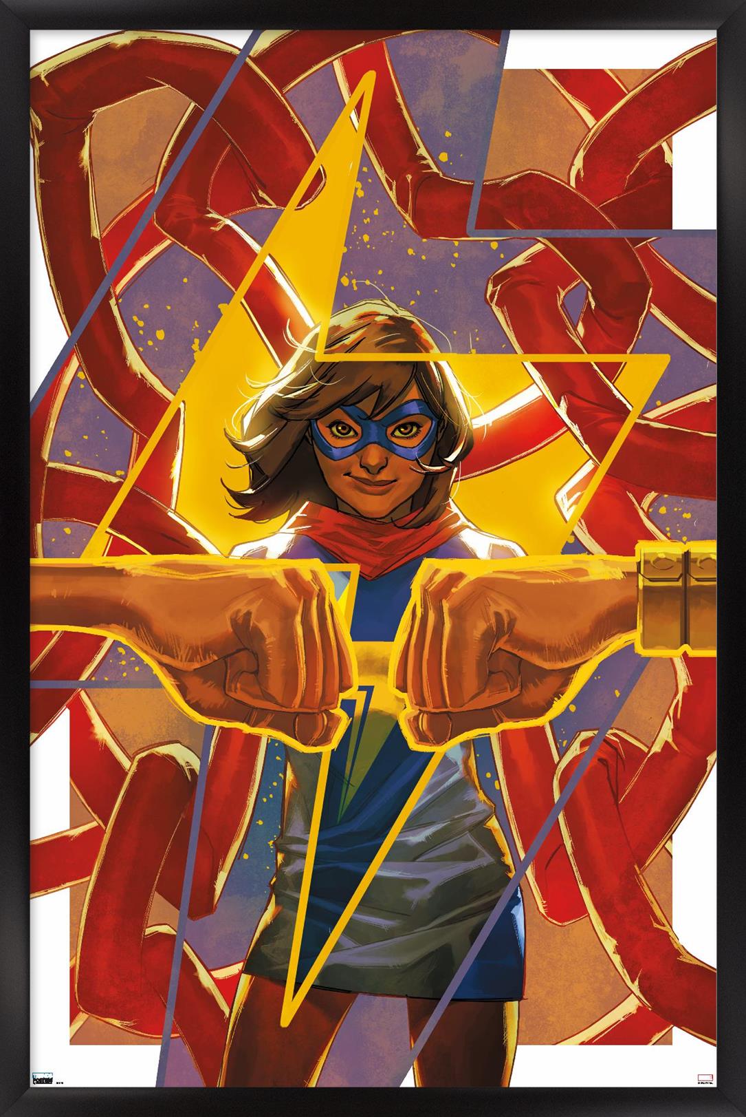 Marvel Comics - Ms. Marvel - Fearless #4 Wall Poster, 14.725" x 22.375 ...
