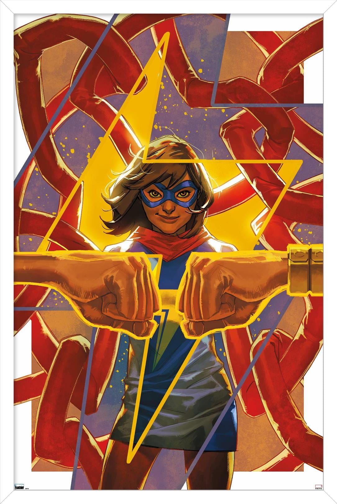 Marvel Comics - Ms. Marvel - Fearless #4 Wall Poster, 22.375" x 34 ...