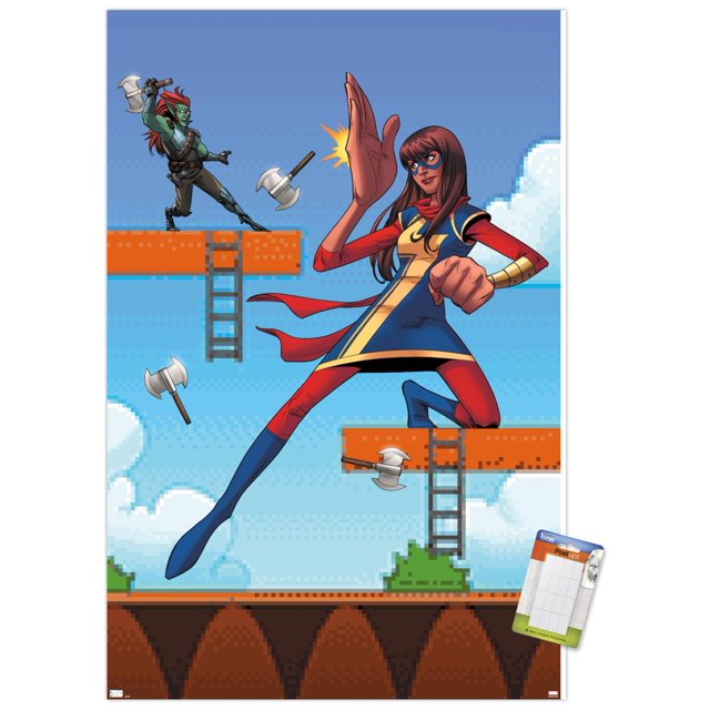 Marvel Comics - Ms. Marvel - Ms. Marvel #15 Wall Poster, 14.725" x 22. ...
