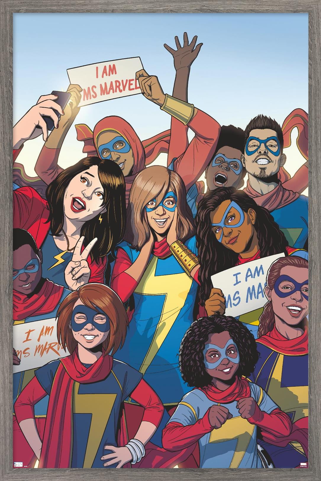 Marvel Comics - Ms. Marvel - Ms. Marvel #37 Wall Poster, 14.725" x 22. ...