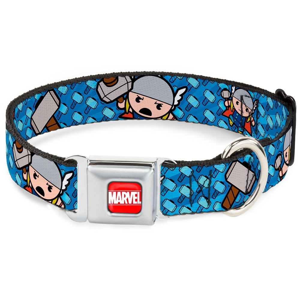 Marvel Comics Pet Collar, Dog Collar Metal Seatbelt Buckle, Kawaii Thor ...