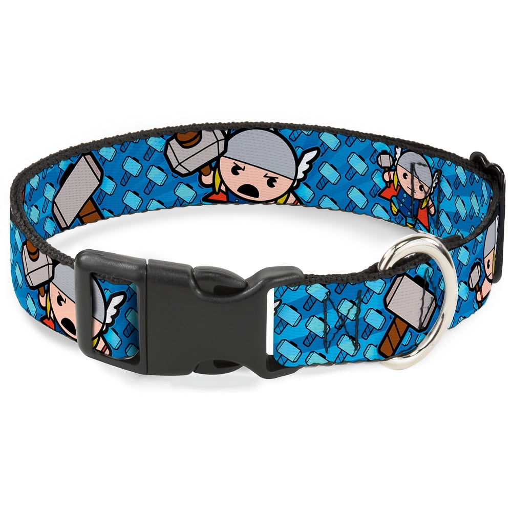Marvel Comics Pet Collar, Dog Collar Plastic Buckle, Kawaii Thor Poses ...
