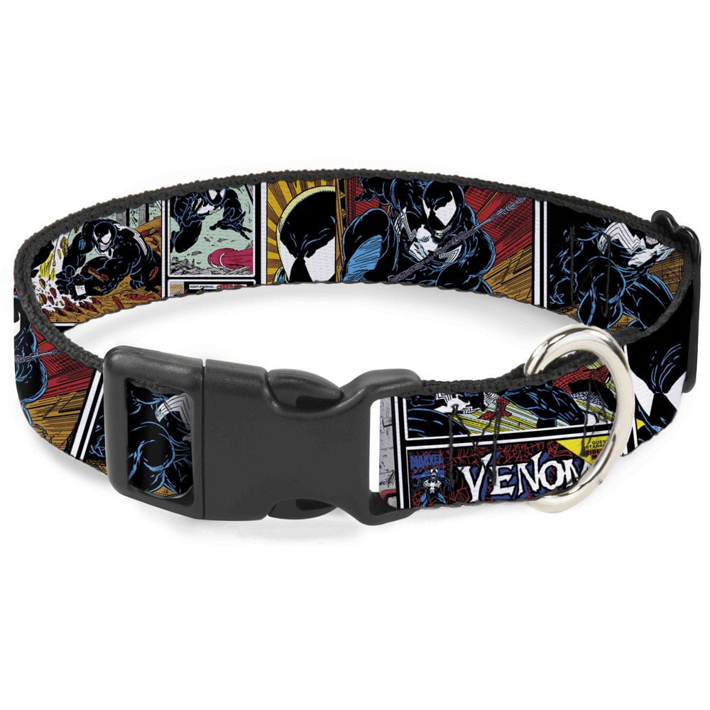 Marvel Comics Pet Collar, Dog Collar Plastic Buckle, Venom Comic Book ...