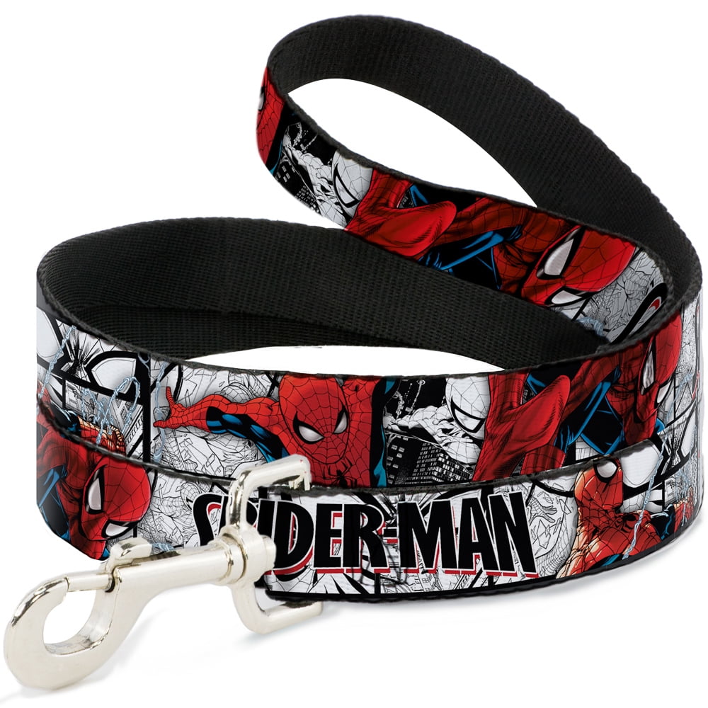 Marvel Comics Pet Leash, Dog Leash, Spider Man Action Poses Comic ...